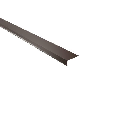Traufenblech | 8 x 3 cm | 95° 0,50 mm Sepiabraun (RAL 8014) | DWZ